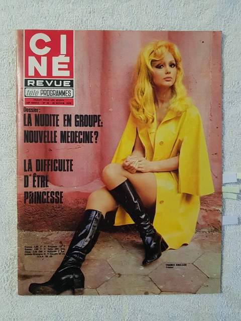 CINE REVUE N°48 1970 F.anglade Andress Belmondo Deneuve Tyrone Power Furstenberg EUR 4,00 ...