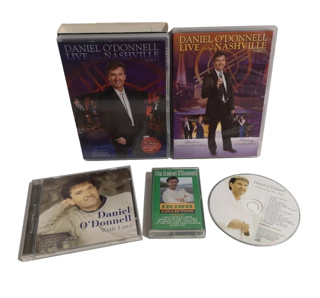 DANIEL O'DONNELL BUNDLE Live From Nashville DVDs CDs Irish Collection ...