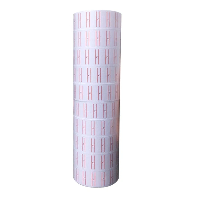 10 ROLLS SELF Adhesive Price Labels Paper Tag Sticker Single Row for ...