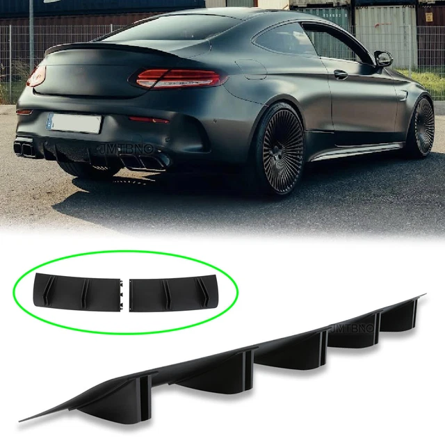 FOR MERCEDES BENZ W212 S212 Rear Bumper Lip Diffuser Spoiler Splitter ...