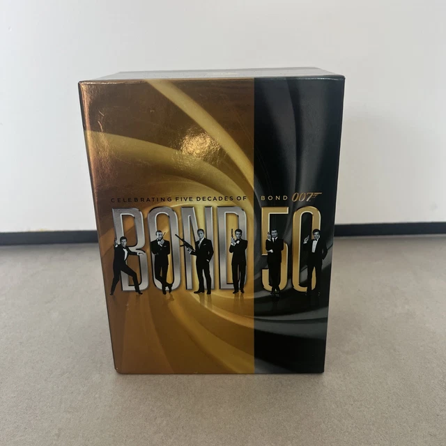 BOND 50 : Celebrating 5 Decades of James Bond 007 DVD Box Set 23 Movies ...