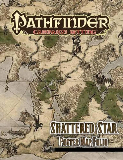 PATHFINDER CAMPAIGN SETTING: Shattered Star Poster Map Folio by Robert ...