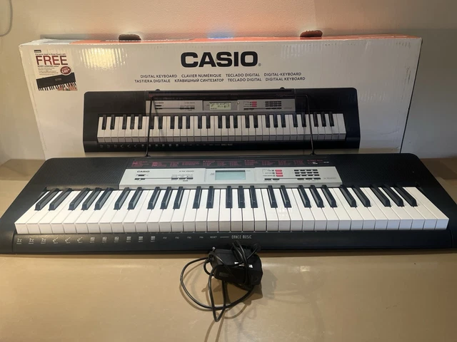 CASIO CTK-1500 FULL Size 61 Key Keyboard Boxed Working Batteries Only £ ...
