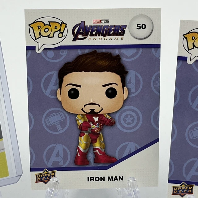 UPPER DECK FUNKO Pop Card Marvel Lot Of 4 Iron Man Funko Art AF-12 ...
