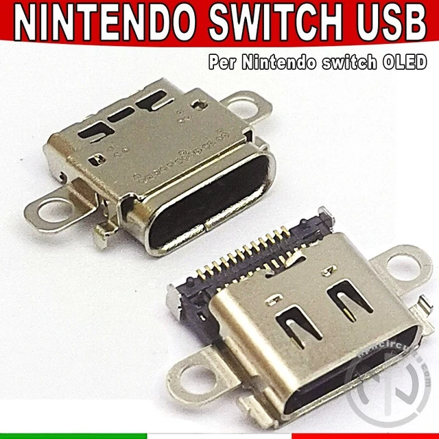 CONNETTORE DI RICARICA NINTENDO SWITCH OLED USB porta dock type-c EUR 2,50 - PicClick IT