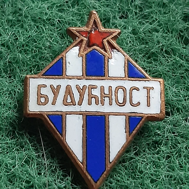 FOOTBALL CLUB FC BUDUCNOST PODGORICA MONTENEGRO enamel pin badge 1970`s ...