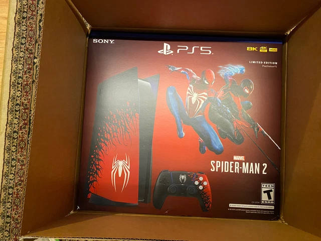 SONY PS5 BLU-RAY Edition console Spider-Man 2 édition limitée livrée aujourd'hui EUR 831,07 ...