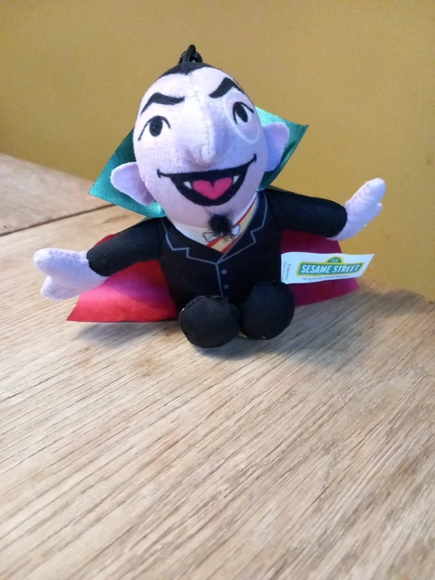 SESAME STREET THE Count Von Count 14" Plush Dracula Soft Toy Keychain £ ...