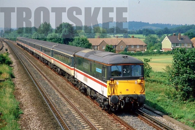 35MM SLIDE BR British Railways Electric Loco Class 73 73202 1990 ...