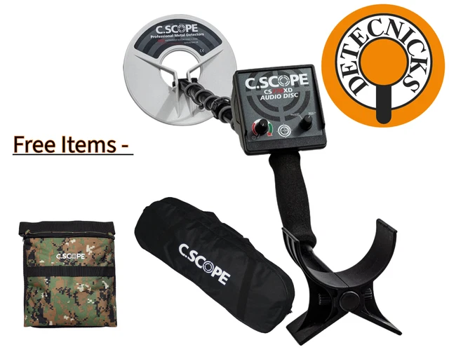CSCOPE 770XD METAL Detector + Free Carry Bag & Finds Pouch - DETECNICKS ...