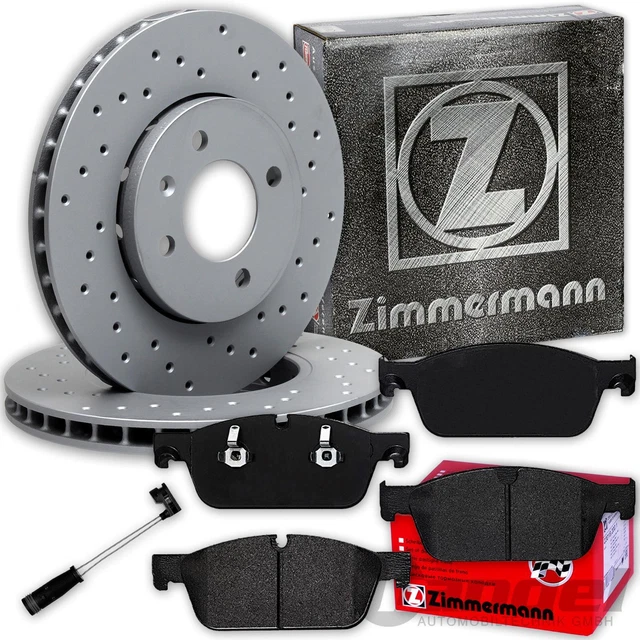 ZIMMERMANN BREMSSCHEIBEN + BELÄGE VORNE für MERCEDES W166 M-KLASSE ML GLE X166 EUR 222,90 ...