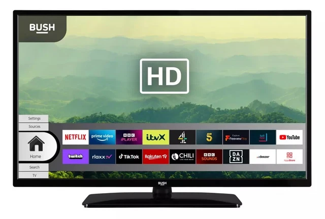BUSH DLED32HDS1 32& SMART HD Ready HDR LED Freeview TV Freeview Play £ ...