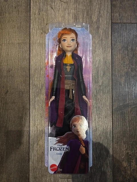 MATTEL DISNEY FROZEN Princess Anna Frozen 2 Fashion Collectible Doll ...