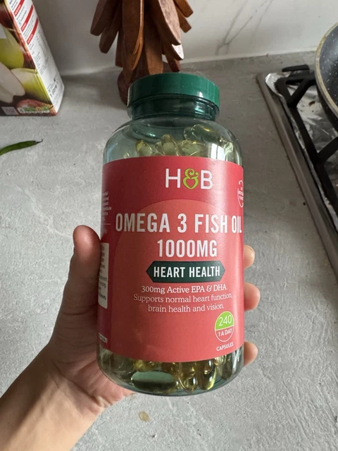 OMEGA 3 FISH Oil Softgel Capsules £21.48 - PicClick UK