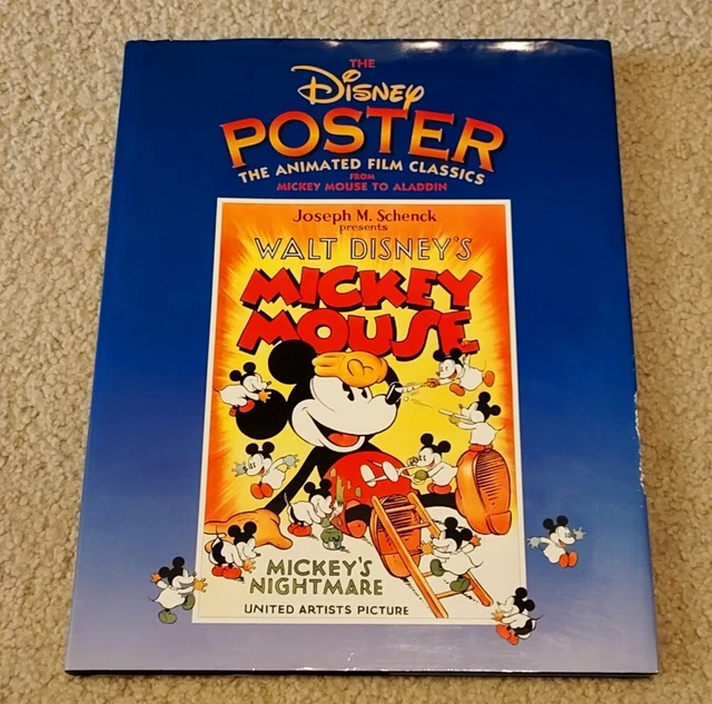 VTG THE DISNEY Poster The Animated Film Classics 1993 Large Size With ...