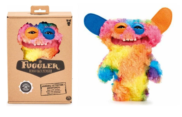 NEW FUGGLER SNUGGLER 22cm Grin Grin Rainbow Funny Ugly Monster Figure ...