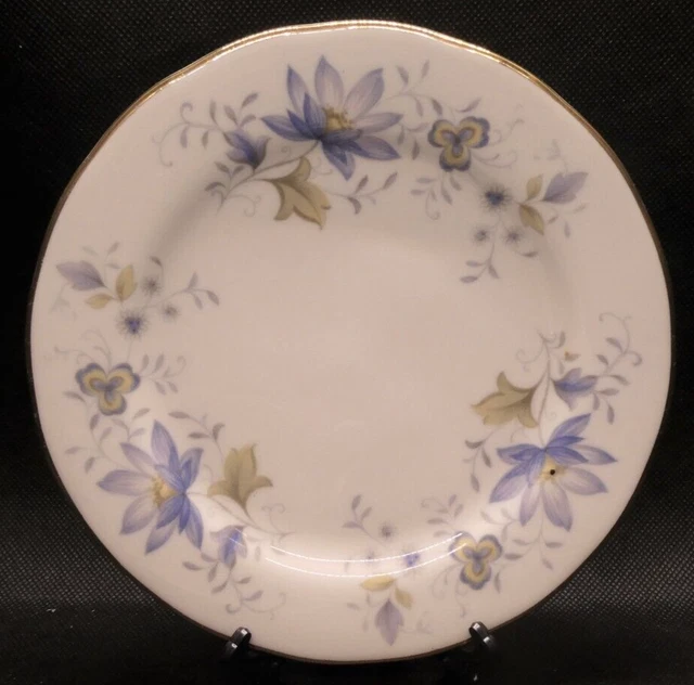 VINTAGE COLCLOUGH BONE China Trio in Rhapsody in Blue Pattern 8683 $50. ...