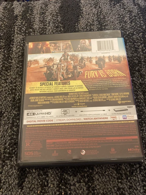 FURIOSA: A MAD Max Saga 4K UHD Blu-ray No Digital Code $21.16 - PicClick CA