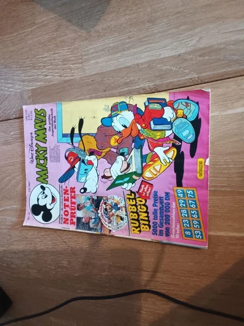 WALT DISNEY'S MICKY Maus Magazine - Nr. 37 - 1987 EUR 2,95 - PicClick FR