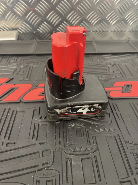 GENUINE MILWAUKEE M12B4 12V 4.0Ah Li-Ion RedLithium Battery 48Wh 3inr ...