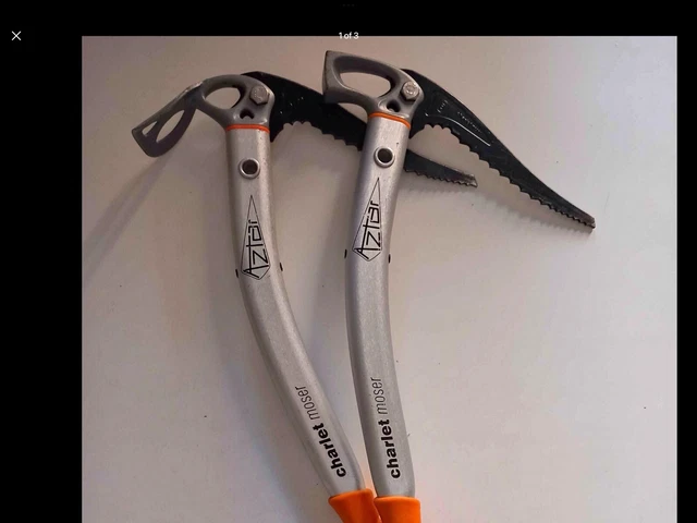 PETZL AZTAR ICE Axes Pair Climbing Mountaineering Climb £209.99 ...