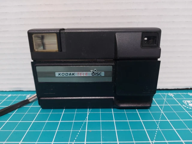 VINTAGE KODAK TELE Disc Camera / Works (No Case, Batteries or Other ...