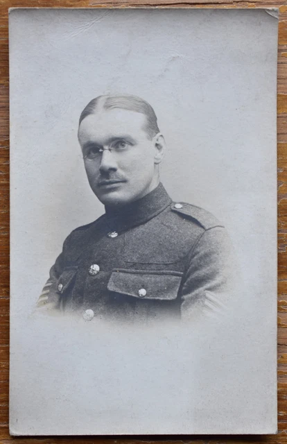 WW1 ERA BRITISH army sergeant with glasses and moustache £5.99 ...