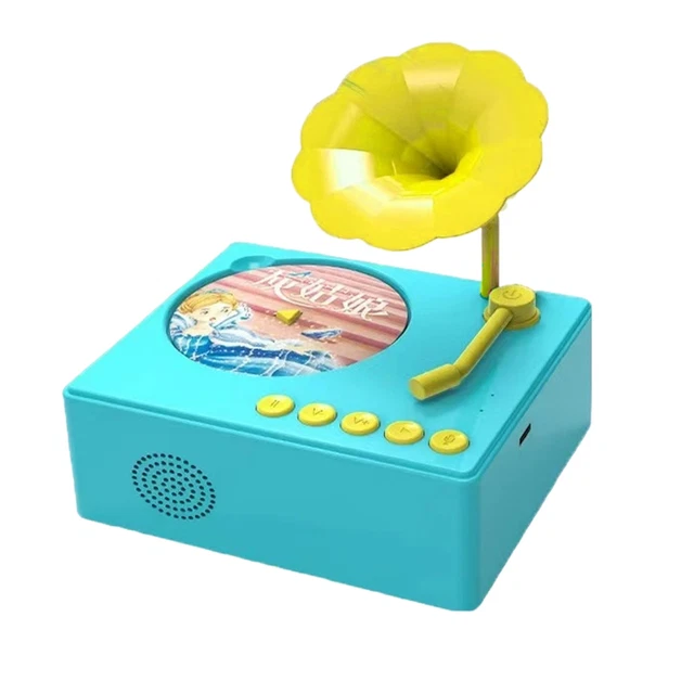 DEVICE KIDS GRAMOPHONE with 48 Story Cards Education Music Player for ...