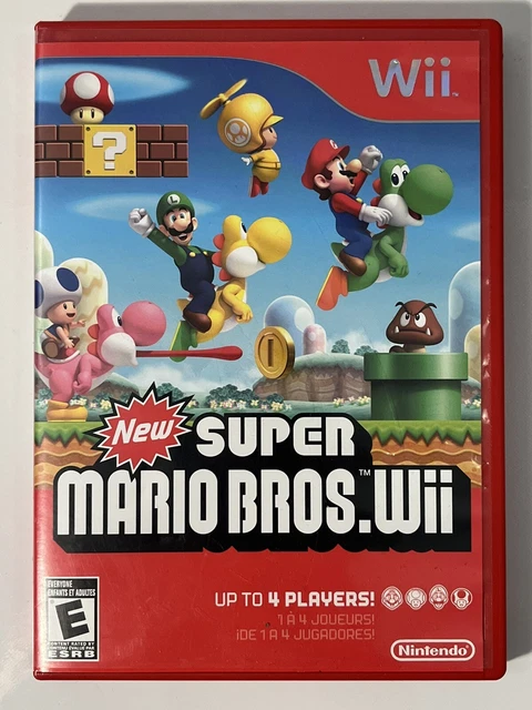 NEW SUPER MARIO Bros. Wii (Nintendo Wii, 2009) CIB Complete Tested and ...