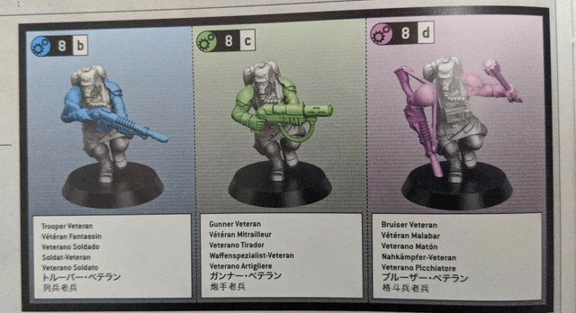 GW WARHAMMER 40K Kill Team Octarius Death Korps of Krieg Veteran ...