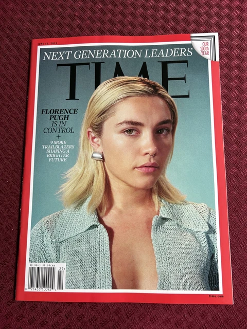 TIME MAGAZINE JUNE 12th ~ Next Generation Leaders ~ Florence Pugh £1.55 ...
