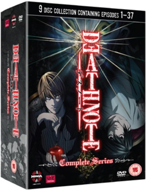 DEATH NOTE: COMPLETE Series (DVD) Kappei Yamaguchi Mamoru Miyano Ai ...