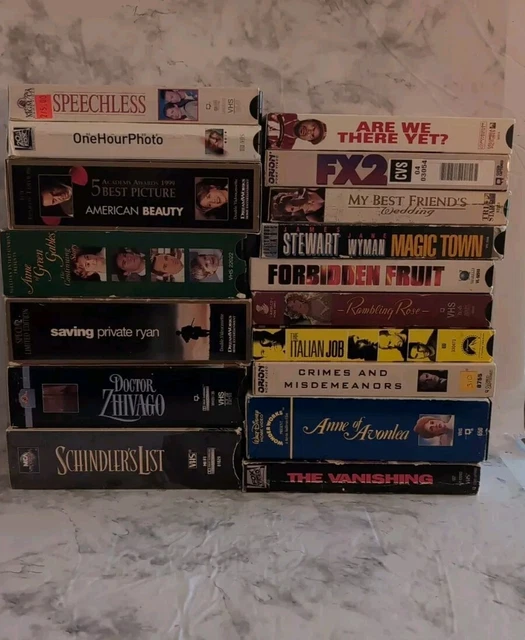 VINTAGE VHS MOVIES Bulk Media Lot 80s 90s Cult Classics LOTR £13.69 ...