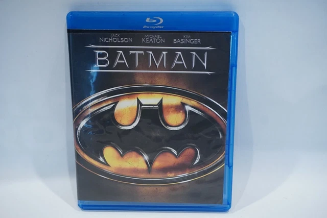 BATMAN [BLU-RAY, 1989] Kim Basinger Jack Nicholson Michael Keaton Tim ...