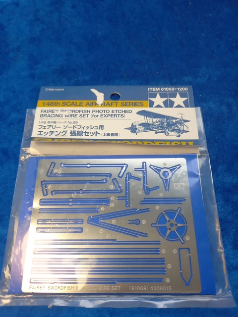 TAMIYA 1/48 FAIREY Swordfish Photo Etched Bracing Wire Set - 61069 Neu ...