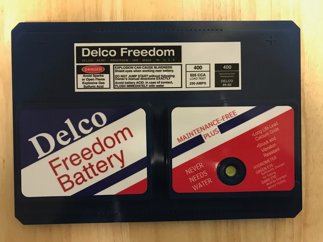 FREEDOM BATTERY TOPPER - Firebird, C/K, Nova, Camaro, Buick, Grand Prix ...