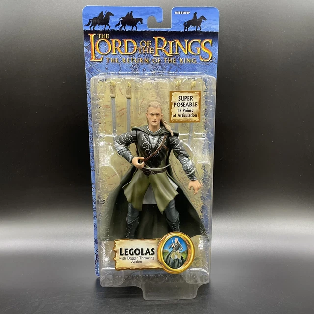 2004 LORD OF the Rings LEGOLAS The Return of the King Action Figure New ...