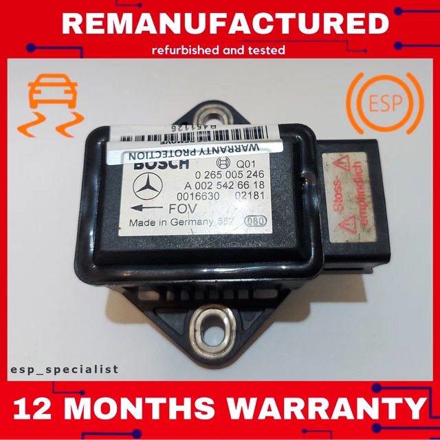 MERCEDES A CLASS, E class, VITO, Sprinter ESP Yaw Rate Sensor ...