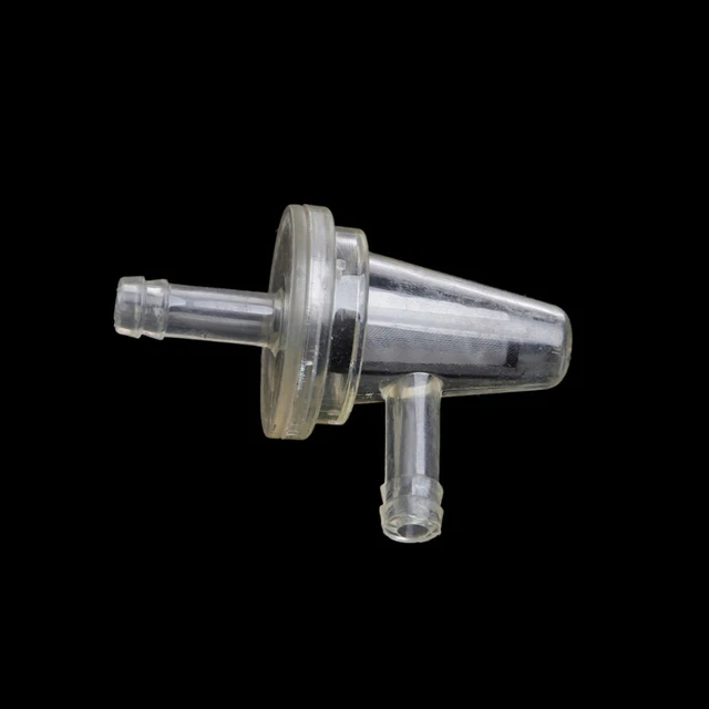 MOTORCYCLE PARTS RIGHT Angle 90° Inline Fuel Filter 1/4" 6cm Hose Lines ...