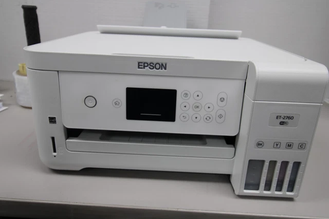 EPSON ET-2760 ECOTANK All-in-One Wireless Color Printer W/INK 2343PC ...