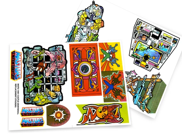 CUSTOM MATTEL 1981 MOTU He-man Masters of the Universe Castle Grayskull ...