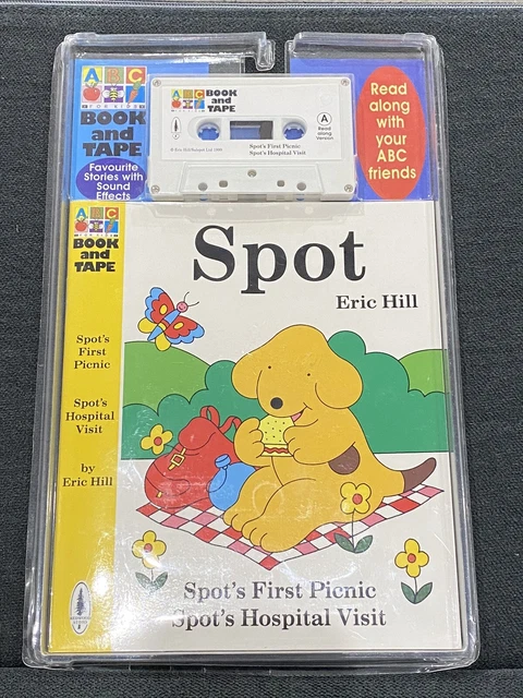 VINTAGE SPOT ABC Book and Audio Cassette Tape First Picnic & Hospital ...