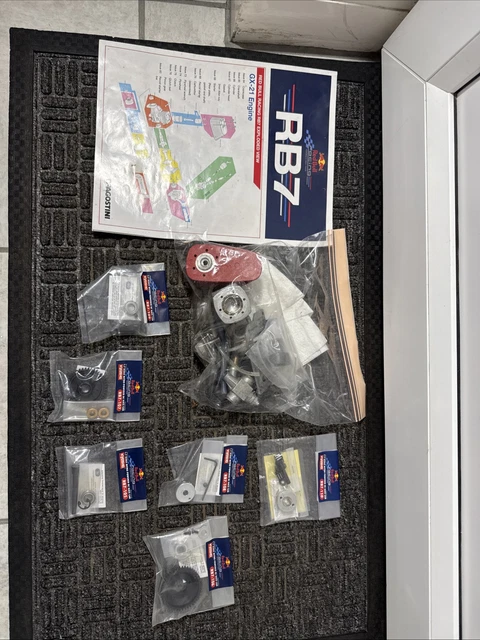 RED BULL RB7 Nitro RC Deagostini Kyosho F1 RC CAR - Engine, Parts And ...