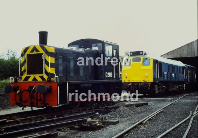 D2112 CLASS 03 Diesel Shunter & Class 25 25244 1992 Original 35mm Railway Slide £3.29 - PicClick UK