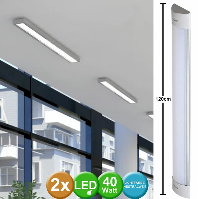 LUXE 2X LED Plafond Structure Lumières Cave Bain Chambre Samsung Puce ...