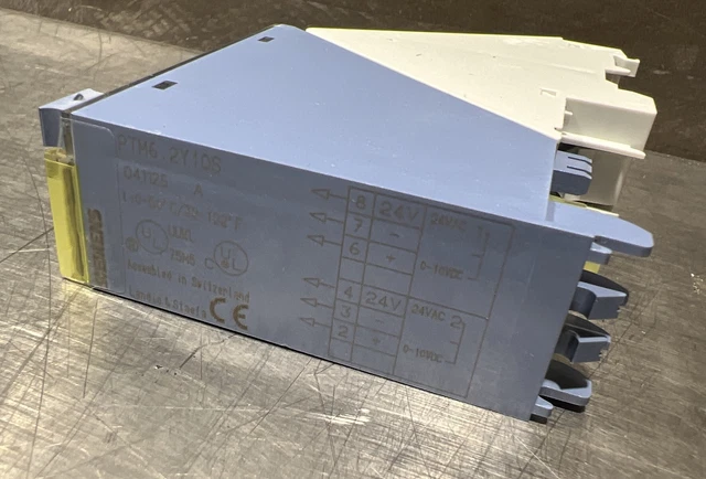 SIEMENS PTM6.2Y10S POINT Terminational Module Used Surplus $96.99 ...