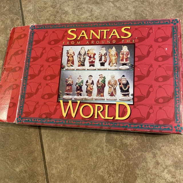 VINTAGE SANTAS FROM AROUND THE WORLD Figurines Set of 12 $22.98 - PicClick