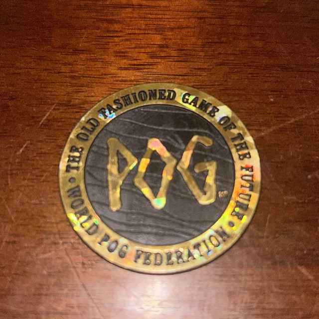 PLASTIC POG SLAMMER Kini from 1994 World Pog Federation #1 WPF Color ...