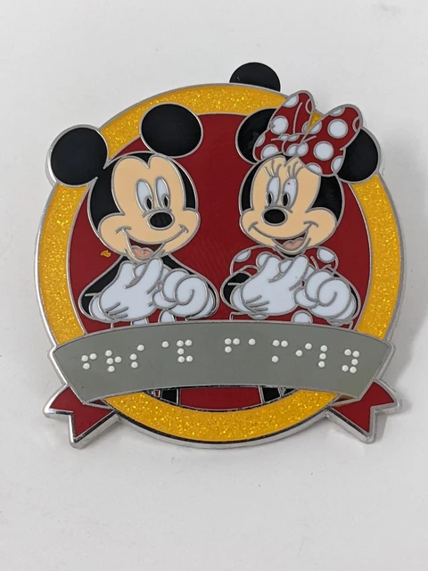 MICKEY MINNIE MOUSE ASL Languages One Family Disney Mystery Box LR Pin ...