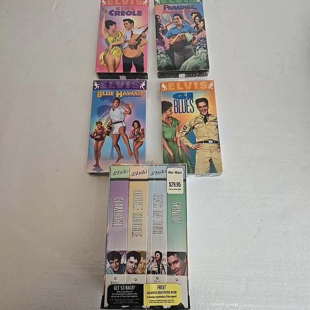 ELVIS PRESLEY COMMEMORATIVE Collection VHS Box Set Volume 1 Bundle £18. ...